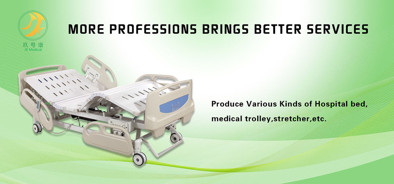 Adjustable Hospital Bed factory - Patient Trolley Stretcher ...
